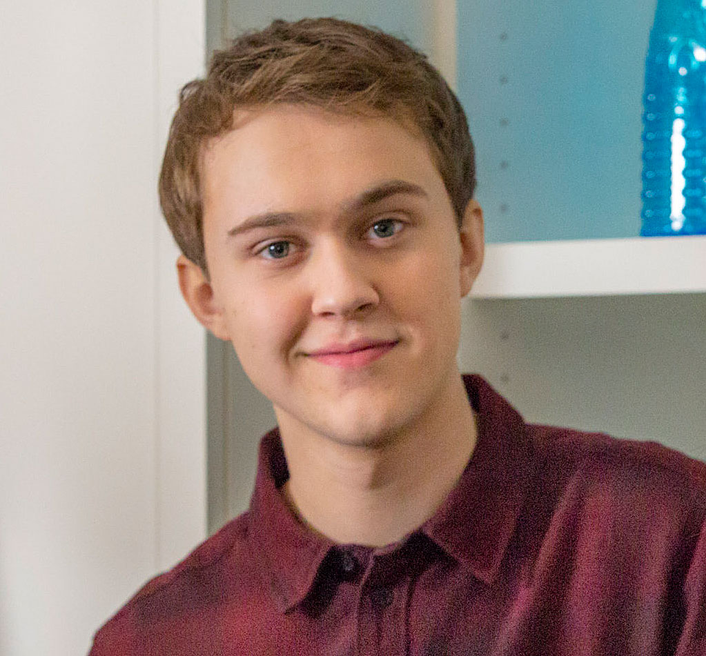 Connor Stanhope as Logan Shannon on Garage Sale Mysteries: The Pandora ...