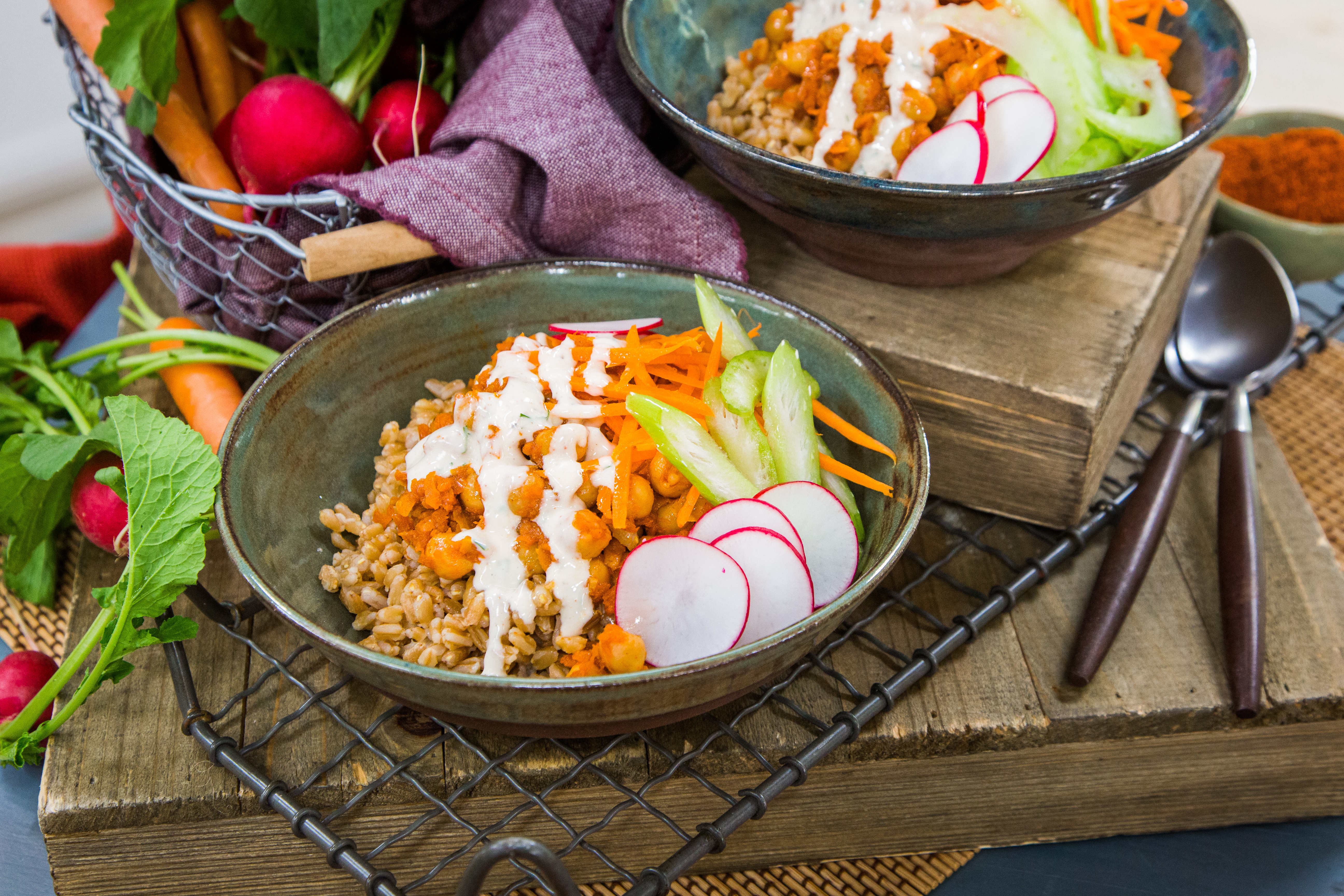 Recipe - Merle O’Neal – Buffalo Chickpea Grain Bowls - Home & Family ...